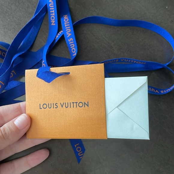 Louis Vuitton | Accessories | Louis Vuitton Tag And Ribbon 4 Long ...